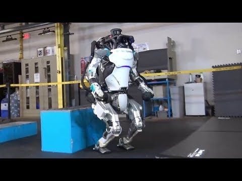 Boston Dynamic Atlas with Terminator theme - YouTube