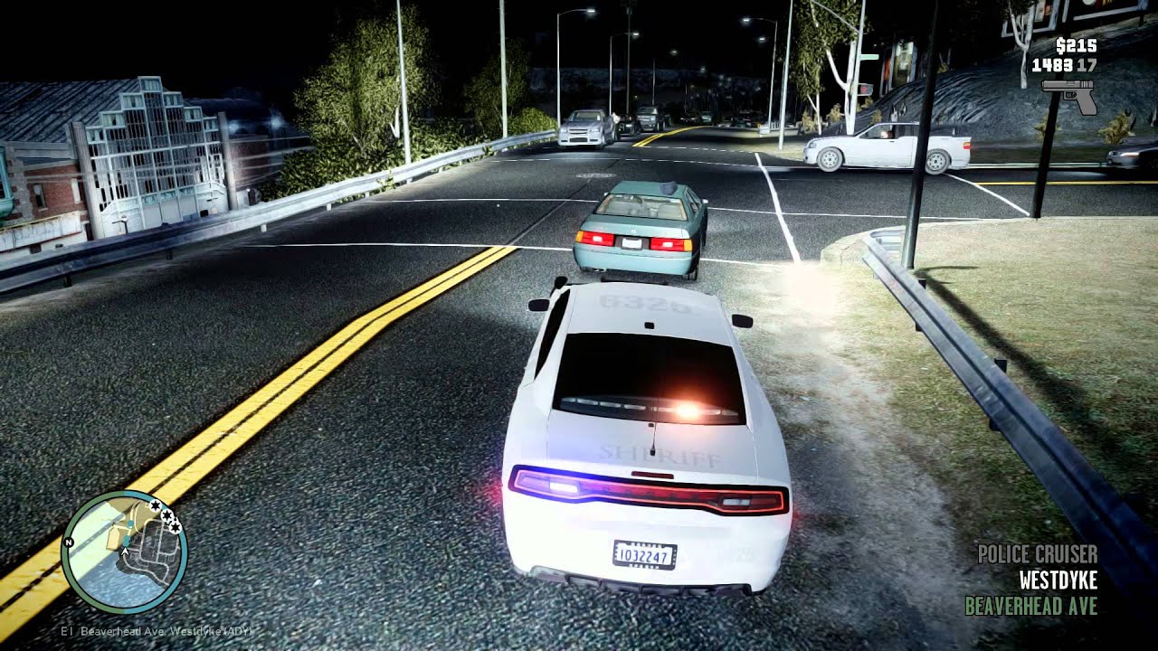 LCPDFR 1.0b Day 2 Week 1 Sheriff Dodge Charger - YouTube