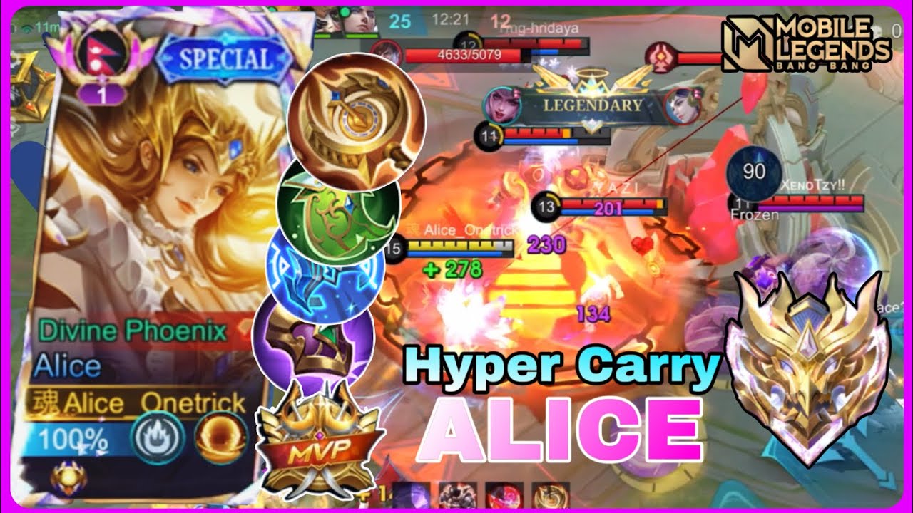 How To Dominate Alice Vs Phovius Exp Lane Full Gameplay | Best Alice ...