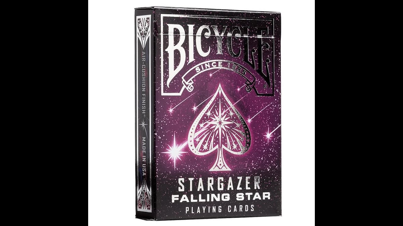 Bicycle Stargazer Falling Star Playing Cards - YouTube