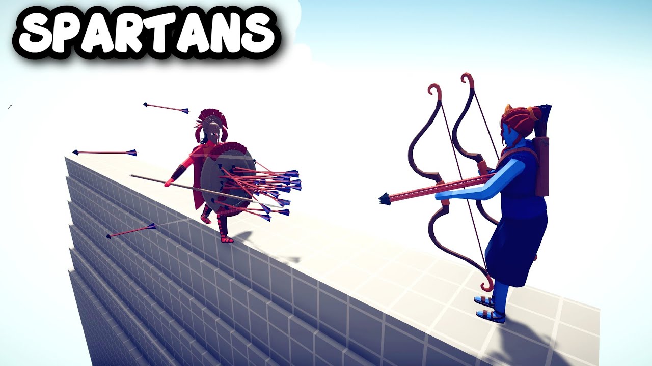 SPARTANS Vs EVERY UNITS - TABS - Totally Accurate Battle Simulator ...