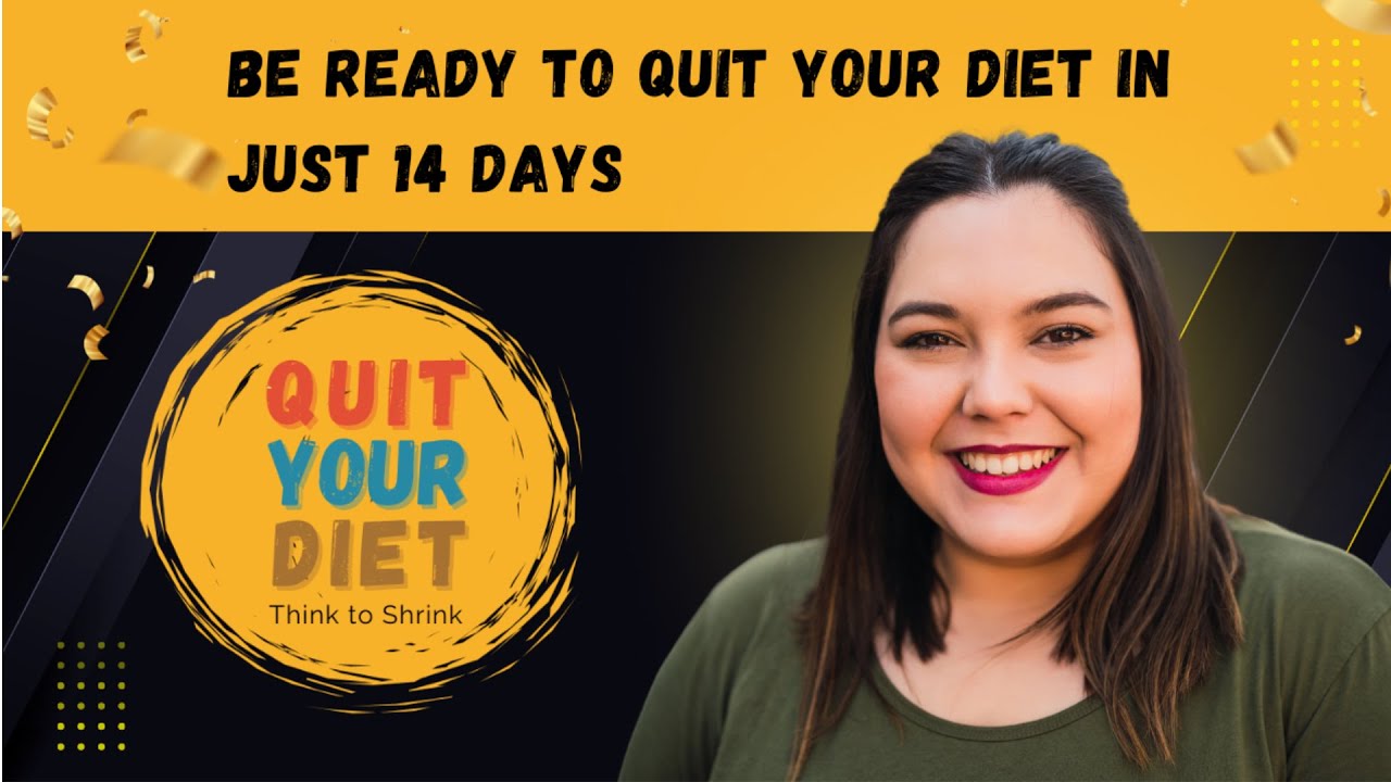 Quit your Diet Roadmap - YouTube