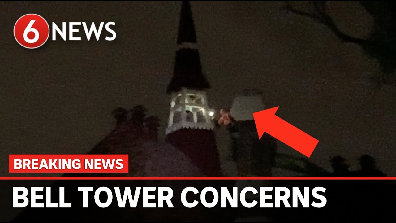 BREAKING: Historic bell tower "about to collapse" - YouTube