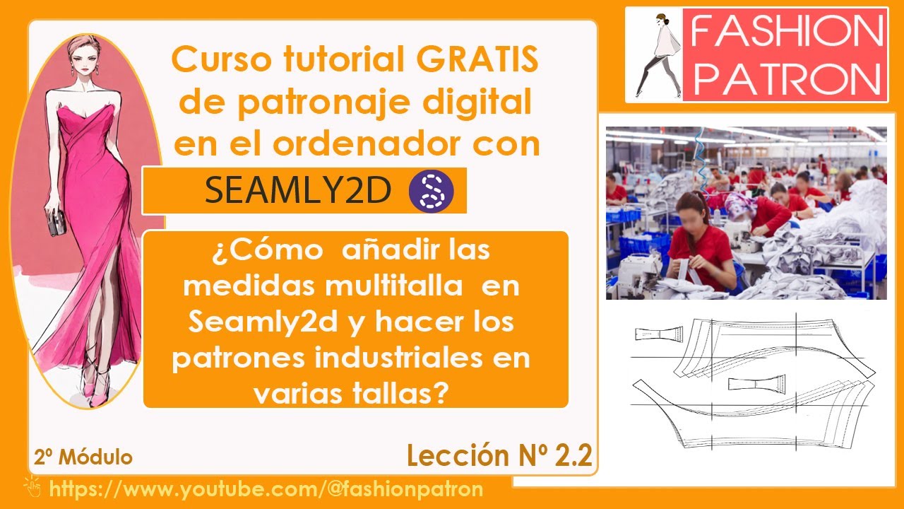 2.2 Escalado de tallas de patrones en Seamly2d ¿Cómo añadir la tabla ...