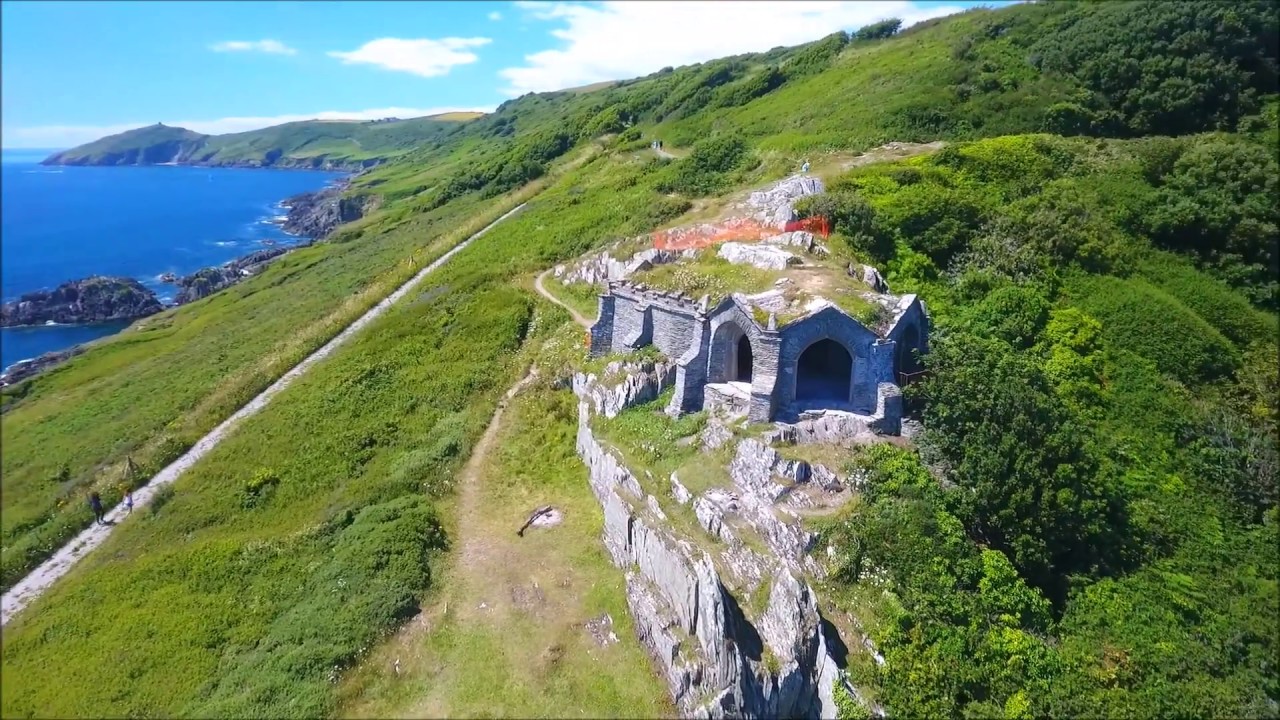 Queen Adelaide's Grotto at Penlee Point Battery Rame Cornwall Devon ...