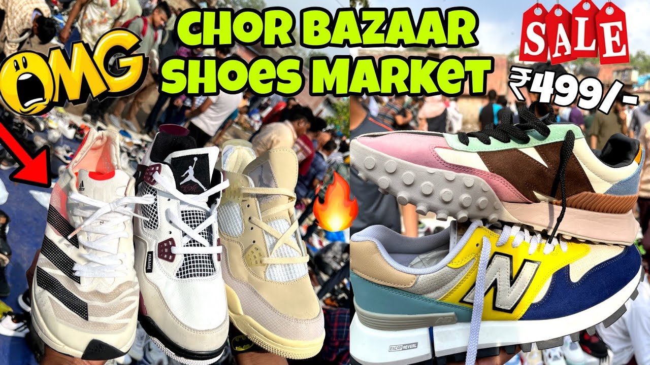 Chor Bazaar Shoes Market | Branded Shoes Only ₹299/- Se Start ...