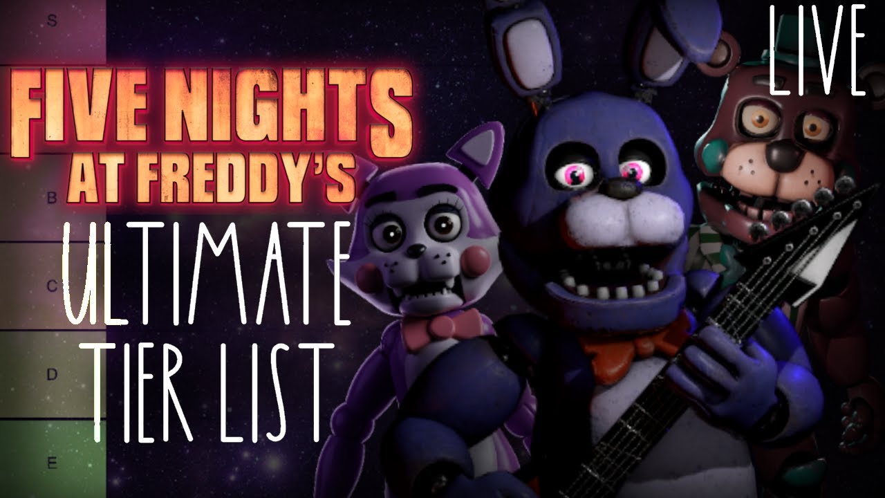 The ULTIMATE Five Nights at Freddy's TIER LIST (Official Games ...