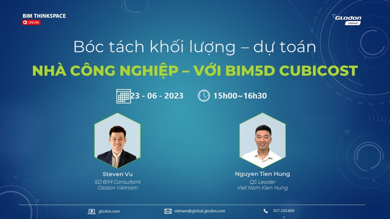 BIM THINKSPACE: BÓC TÁCH KHỐI LƯỢNG - DỰ TOÁN NHÀ CÔNG NGHIỆP VỚI BIM 5D - CUBICOST (Part 1 ...