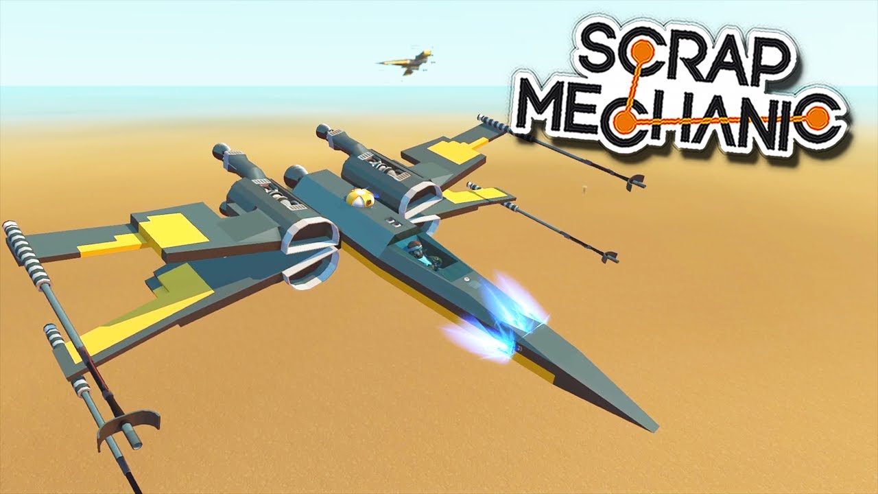 САМЫЙ КРУТОЙ X-WING! ПОДАРКИ в SCRAP MECHANIC - YouTube