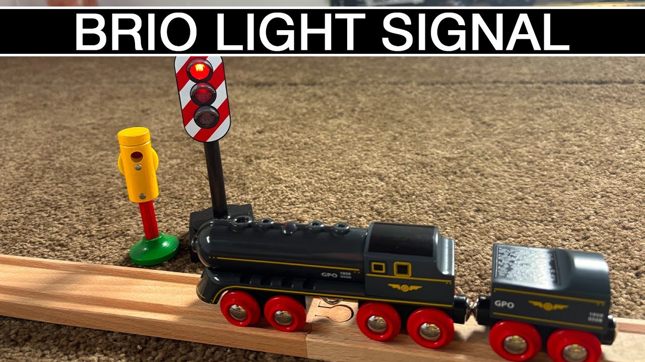 🔴 BRIO LIGHT SIGNAL | BRIO 33743 | TOY TRAINS FOR TODDLERS AND KIDS ...