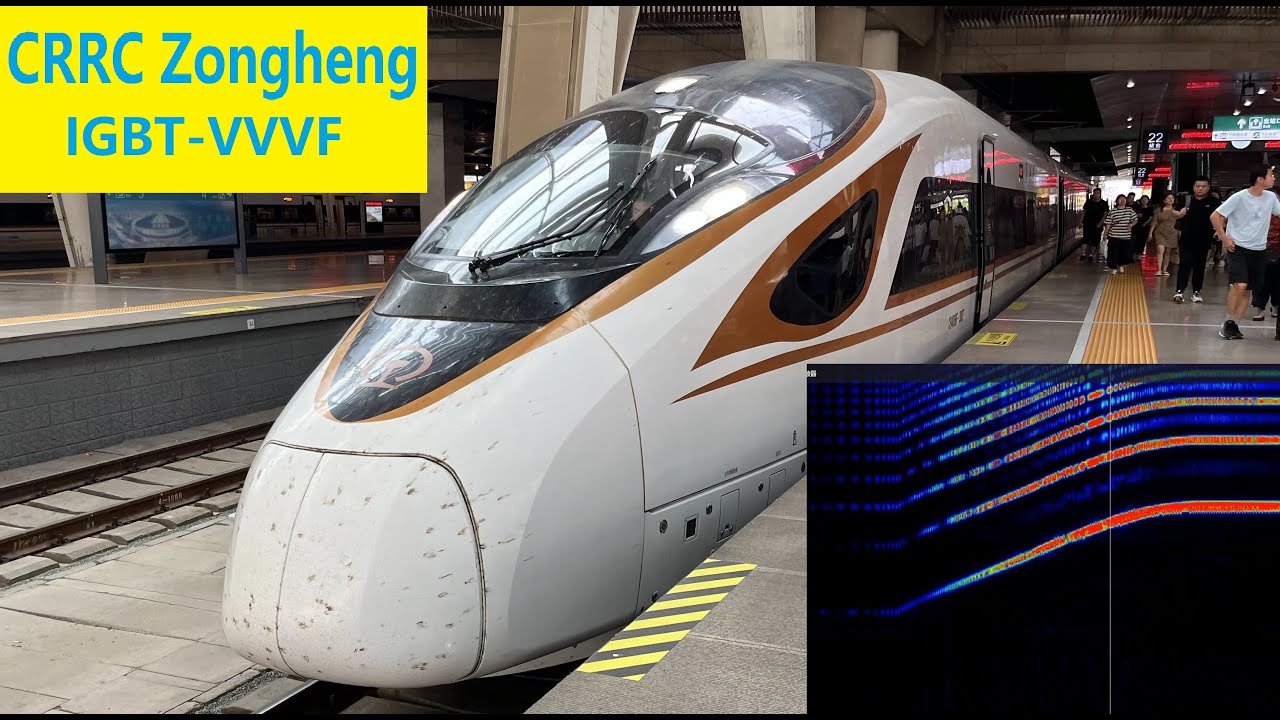 [350KM/H] Inductor Recorded CR400BF High-Speed Train Sound (Zongheng ...