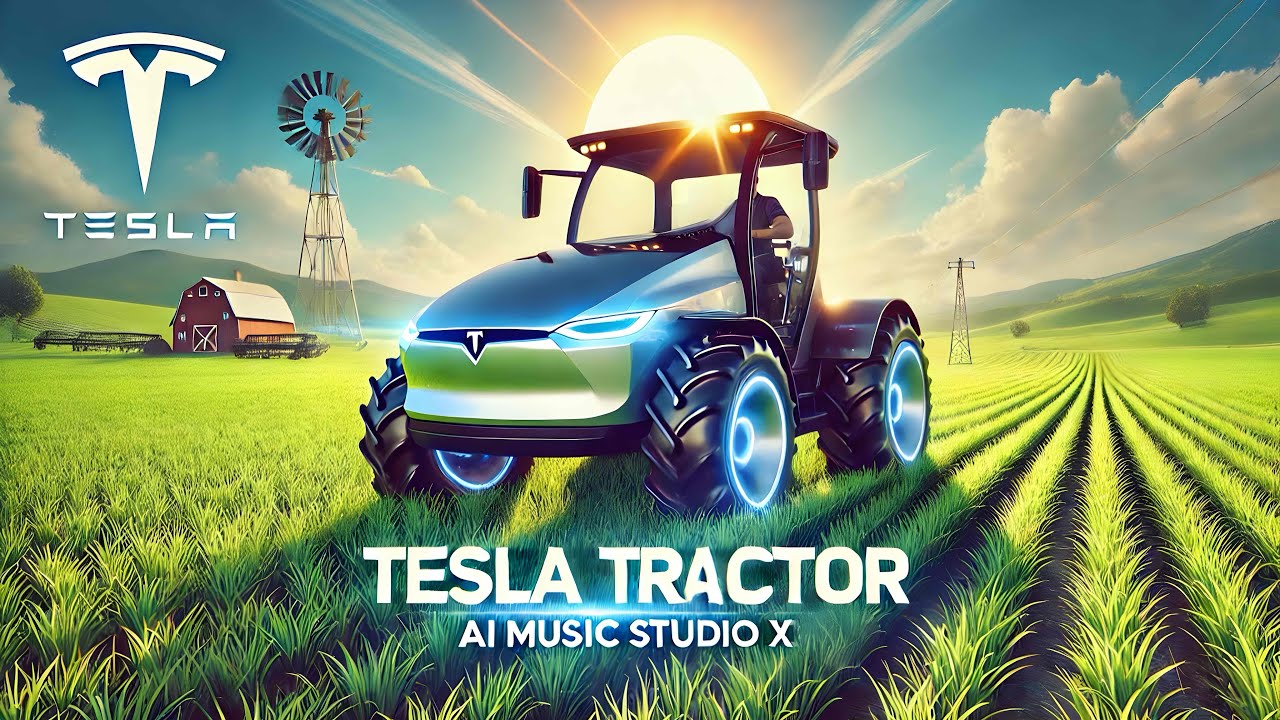 “Tesla Tractor” by AI Music Studio X | Electric Country Vibes | #Music ...