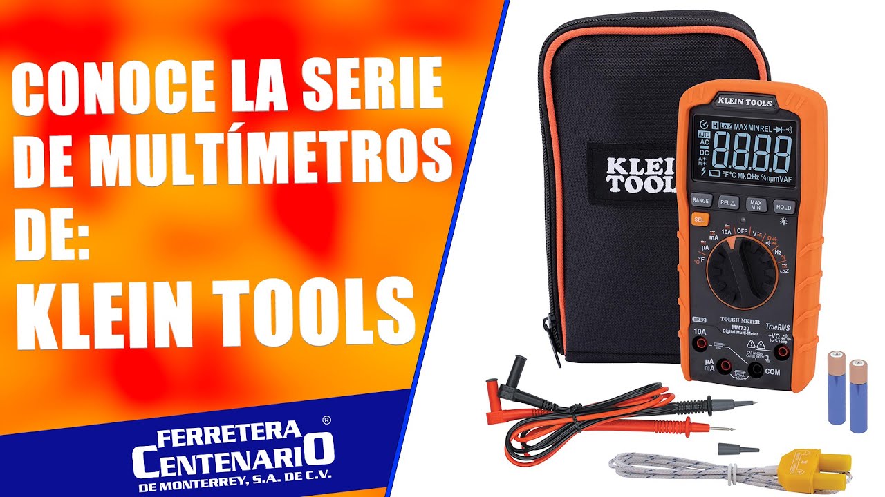 Klein Tools Mejora sus Multímetros y Amperímetros para facilitar el ...