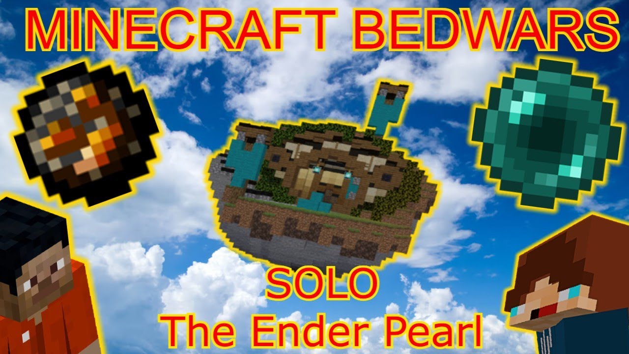 Minecraft Bedwars: Solo - The Ender Pearl Trick - YouTube