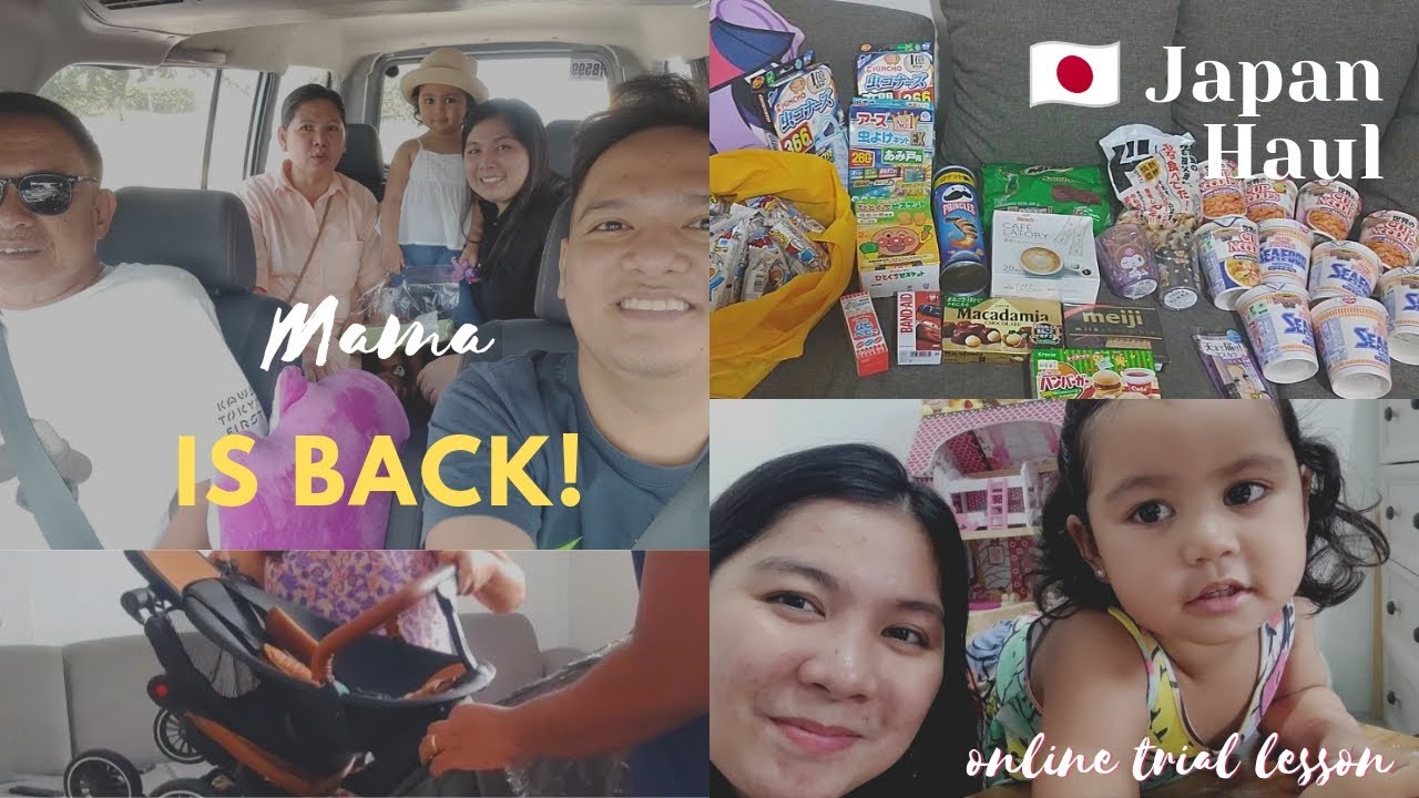 Playschool Online Trial Lesson ️ + Mama is back! 🥰 + Japan Haul 🇯🇵 ...