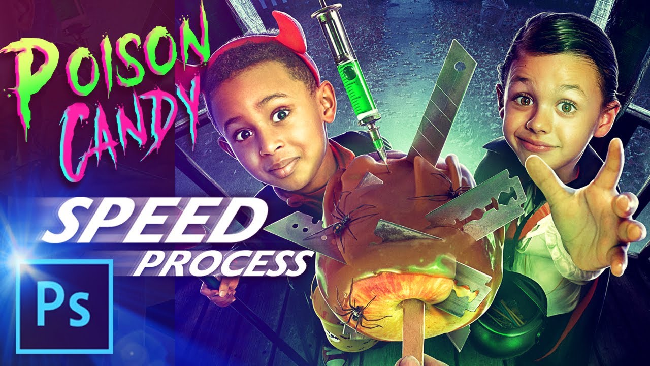"Poison Candy" Photo Manipulation Speed Tutorial - YouTube