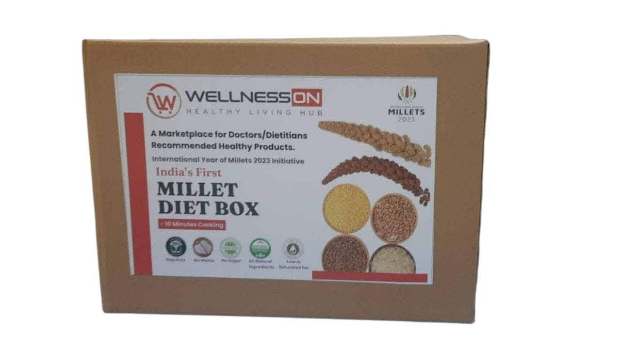WELLNESSON India's first Millet Diet Box - 10 Minutes Cooking - YouTube