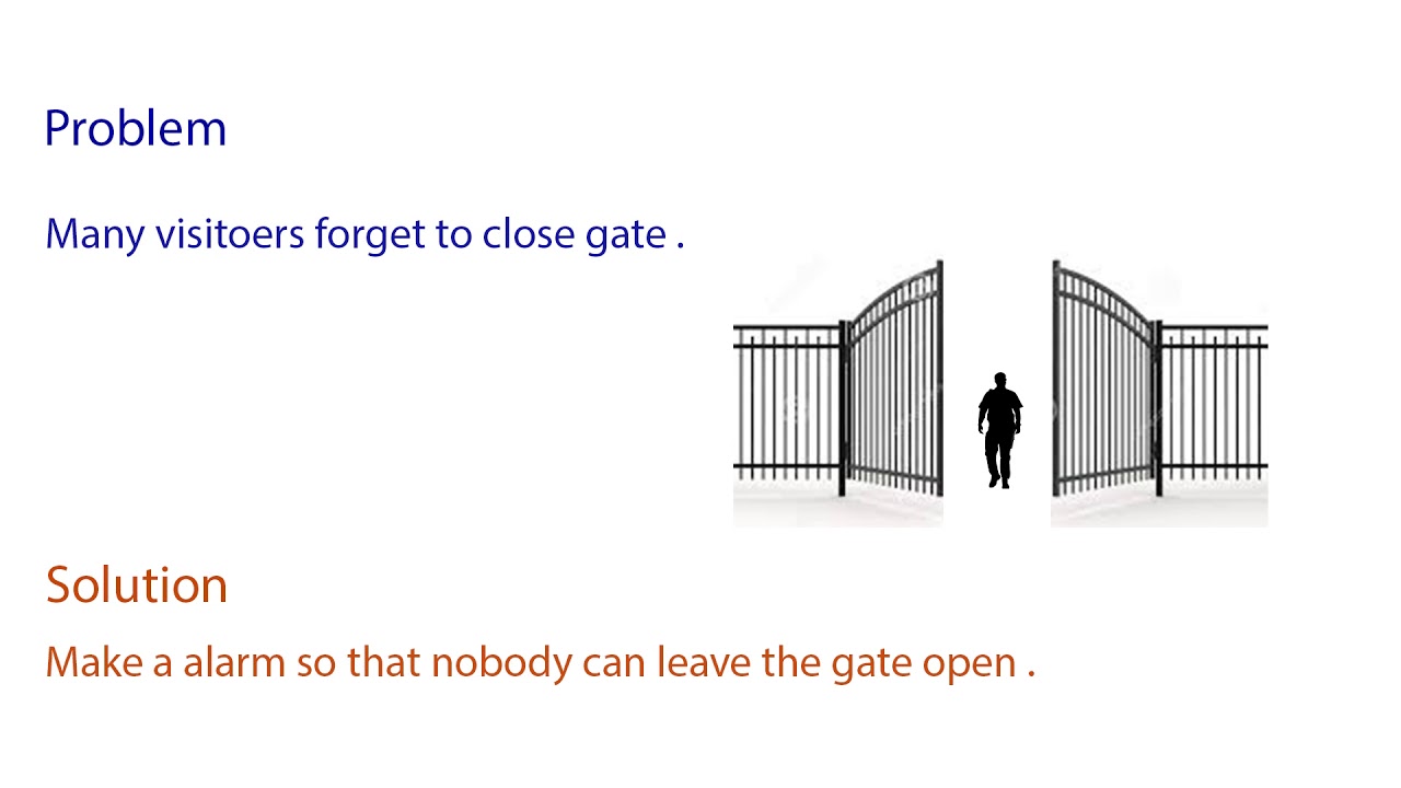 Open gate alarm Easy hacks - YouTube