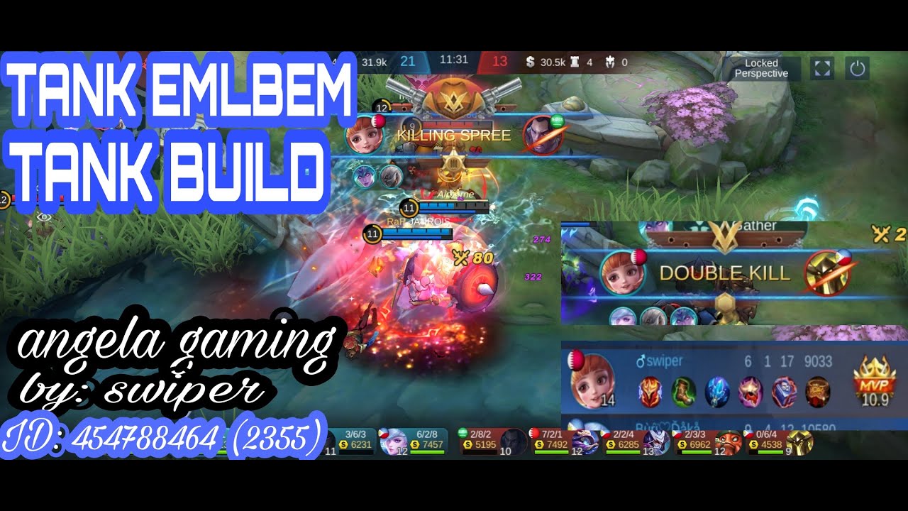 PATIGASIN NATIN SI ANGELA |TANK EMBLEM | TANK BUILD| SUPPORT| ANGELA ...