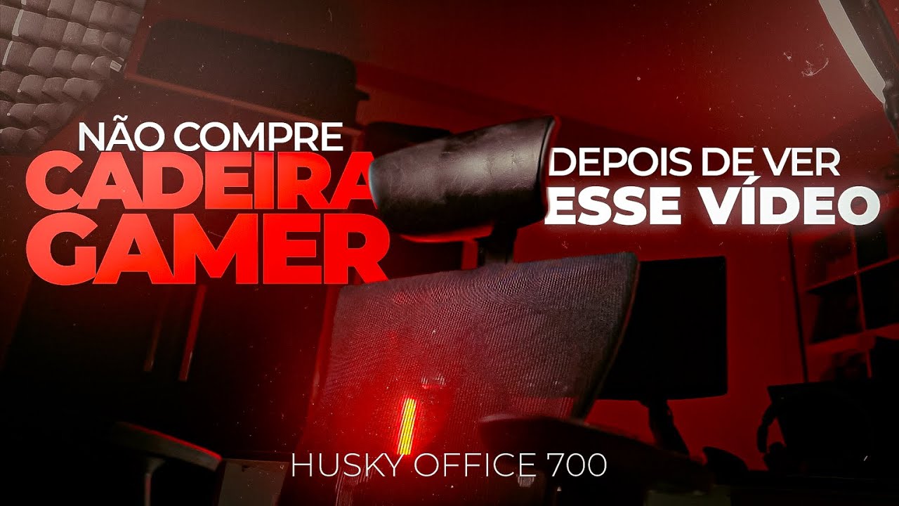 Husky Office 700 | a MELHOR CADEIRA para EDITORES DE VÍDEO e FILMMAKERS ...
