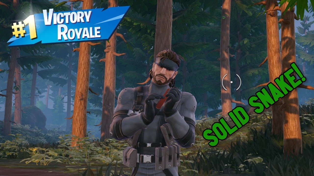 SOLID SNAKE & RAIDEN Squad Win Gameplay! | Fortnite Battle Royale ...