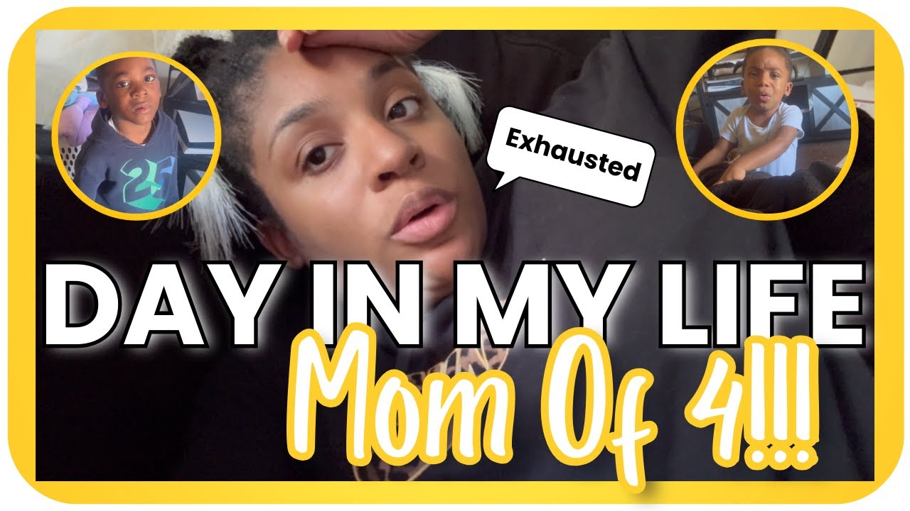 DAY IN THE LIFE OF A MOM OF 4 IN A SMALL APARTMENT ON A LAID BACK DAY ...
