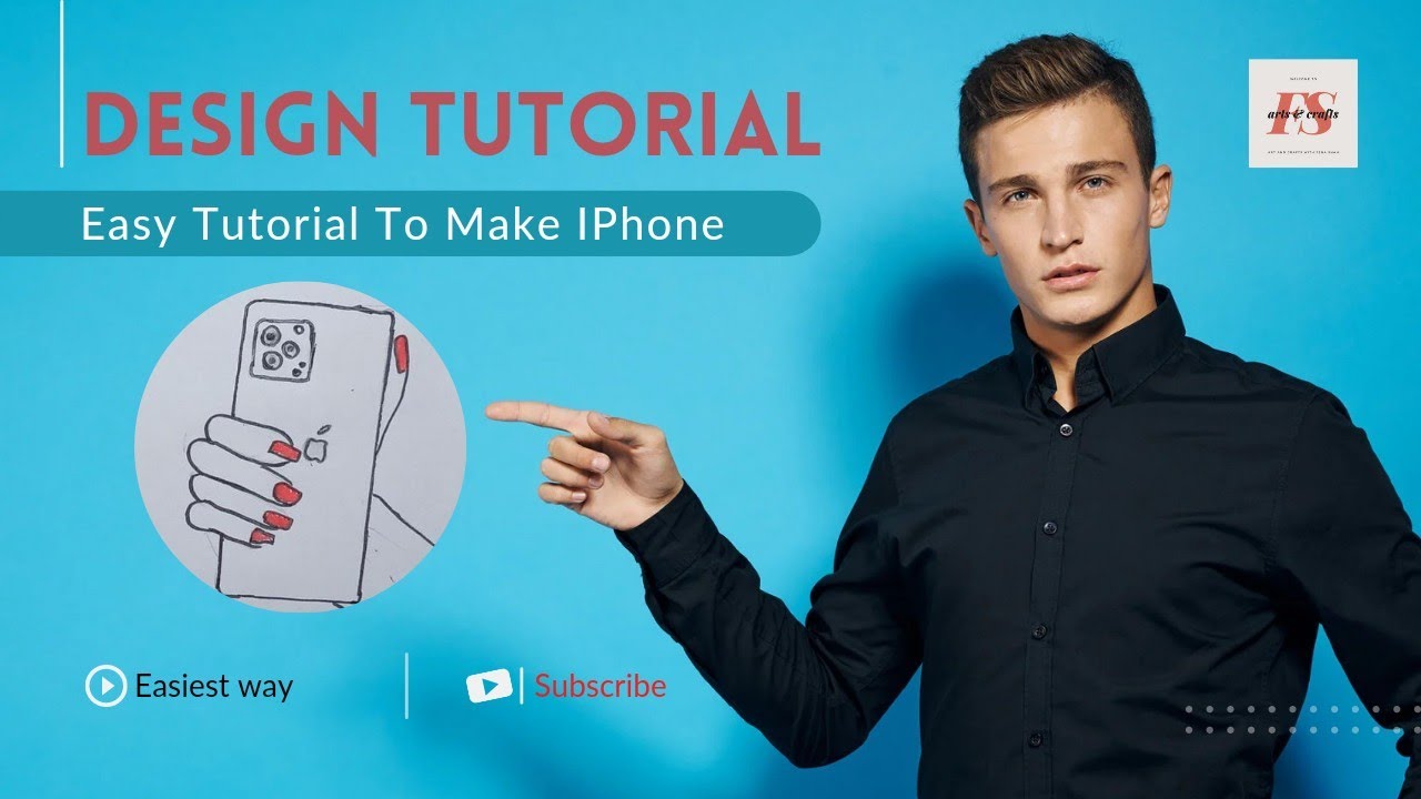 Sketch of Iphone in hand | Sketch of iphone | Drawing - YouTube
