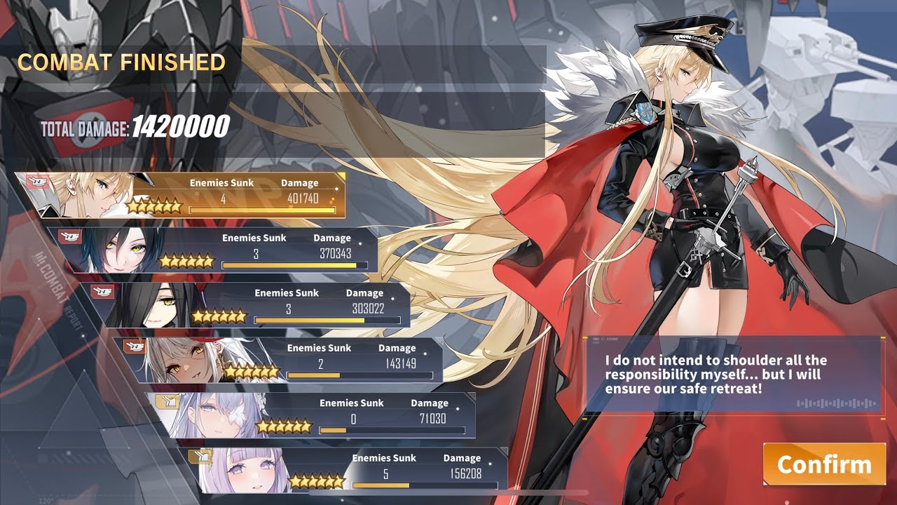 Azur Lane - Full Auto Full KMS Backline - YouTube