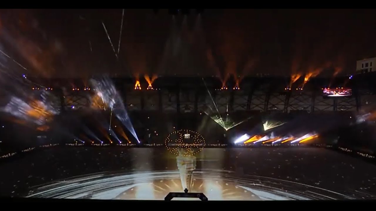 Litebee Stars drone light show for UAE Super Cup2022-2023 - YouTube