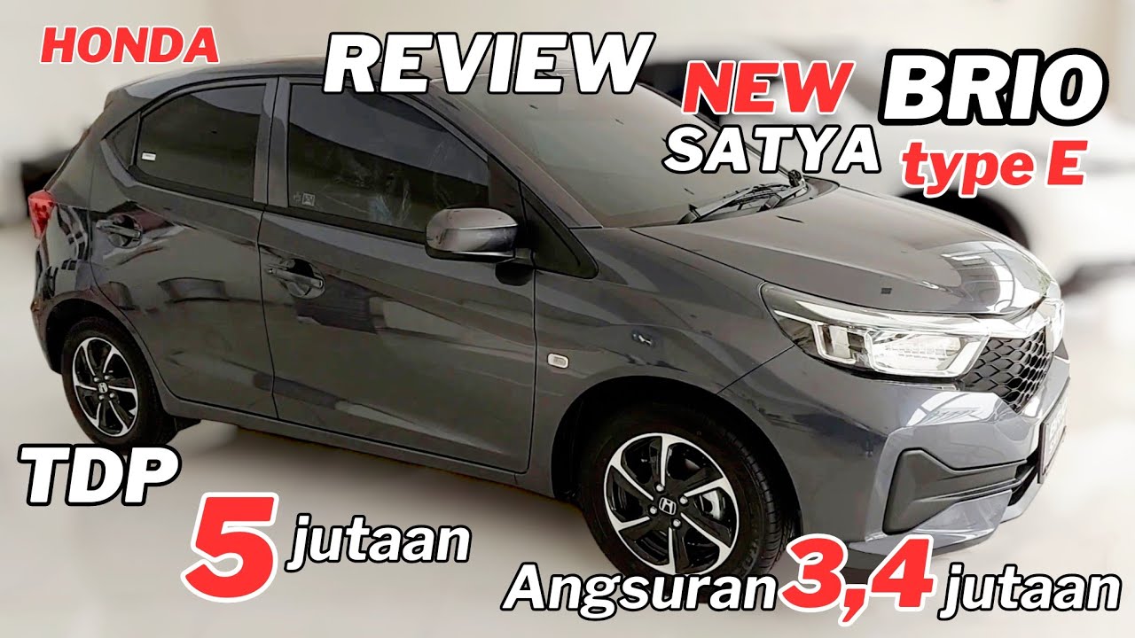 NEW BRIO SATYA TYPE E WARNA METEOROID GRAY METALLIC - YouTube