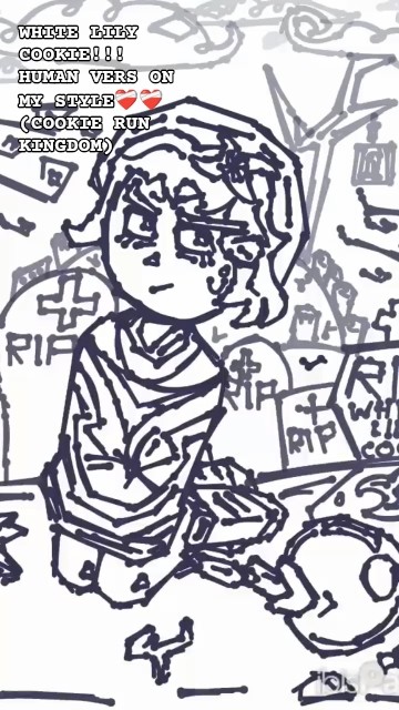 (WIP)White Lily Cookie Human Version On My Style CRK Sorry If Da Graves ...