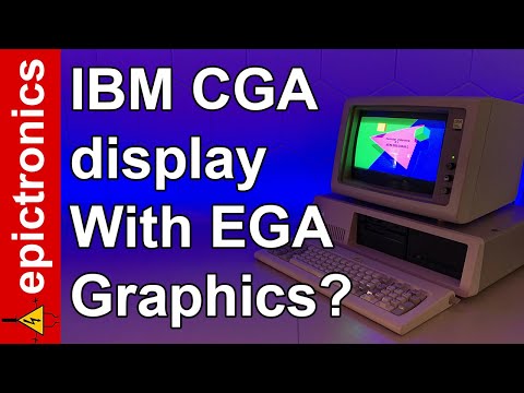 IBM CGA 5153 Display. Teardown and restoration