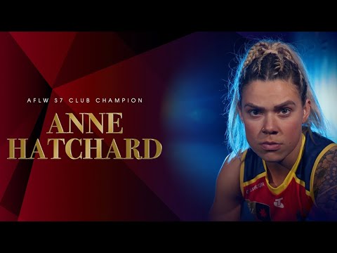AFLW Club Champion: Anne Hatchard - YouTube