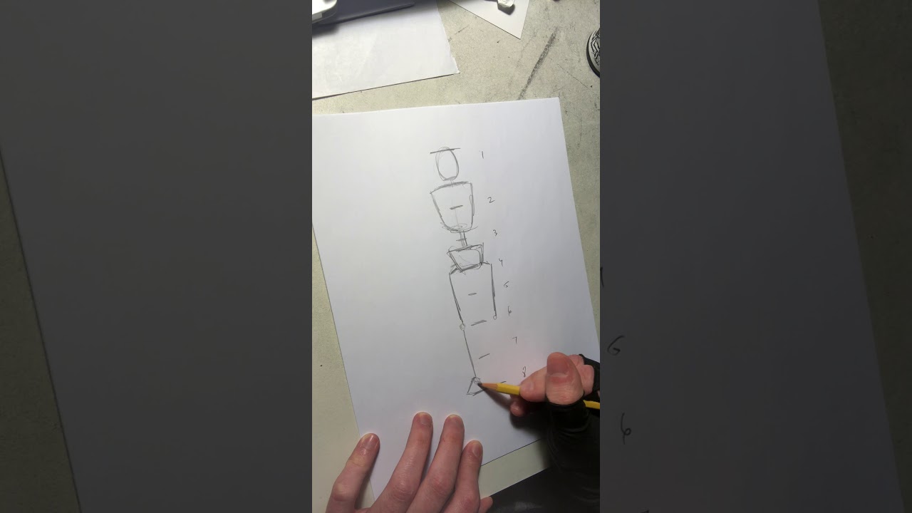 Traditional Proportion Chart - Stick Figure - YouTube