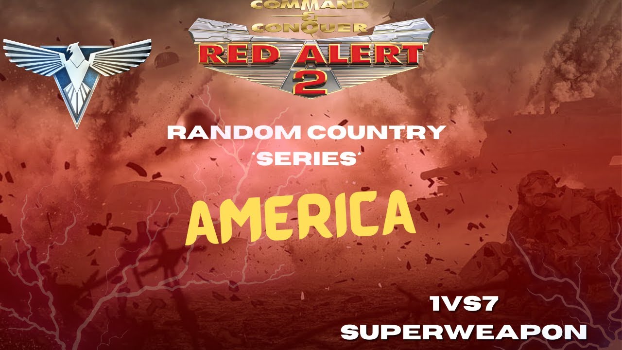 Red Alert 2 | Yuri's Revenge | Build Fast!! Random Country (1vs7 Hard ...