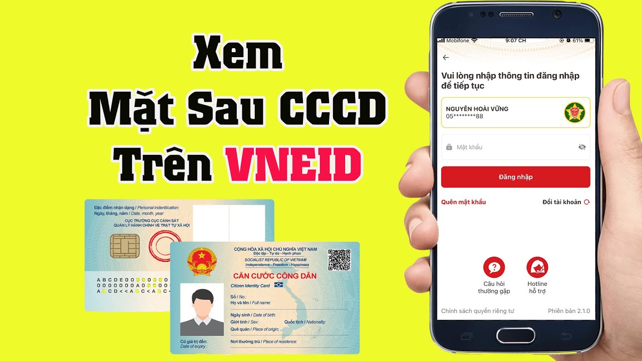 Xem Mặt Sau Của CCCD Trên VNEID Như Thế Nào? - YouTube