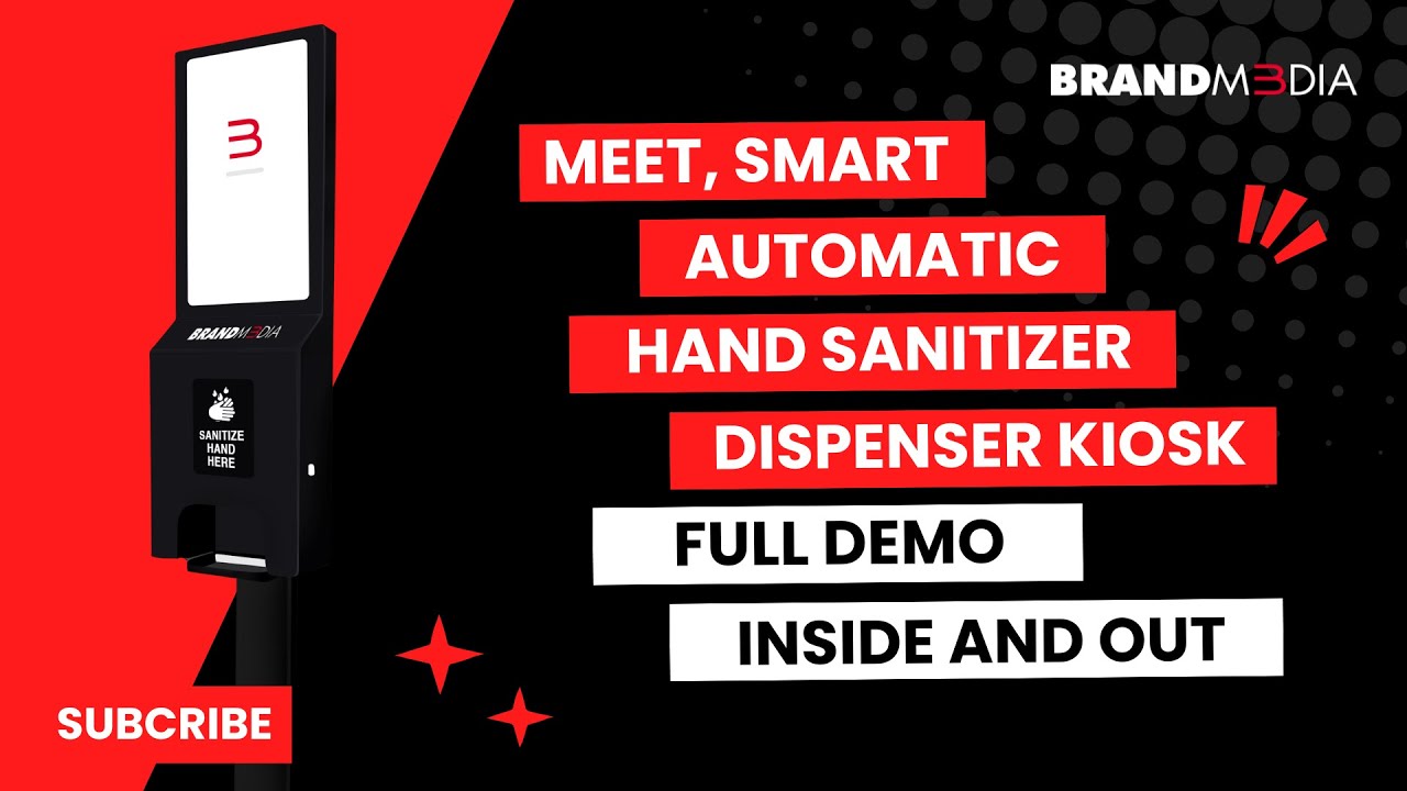 Meet, Smart Automatic Hand Sanitizer Dispenser Kiosk - FULL DEMO INSIDE ...