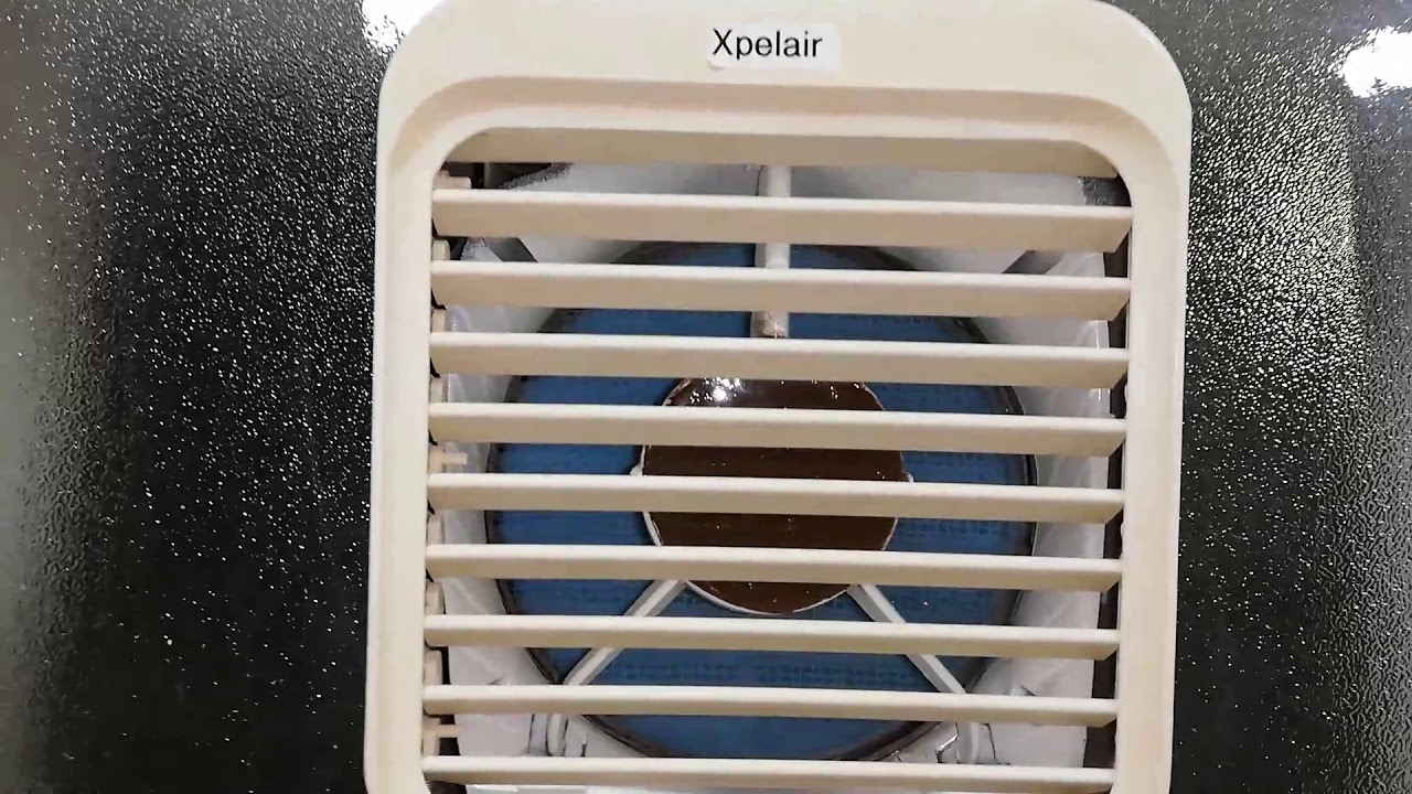 Xpelair GXC6 with white interior and blue impeller - YouTube