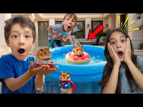Eylül Poyraz Annesinden Gizli İş Çevirdi!! Hamstera Dev Havuz Kurduk!! Hamster Kustu Eylül Ağladı!!