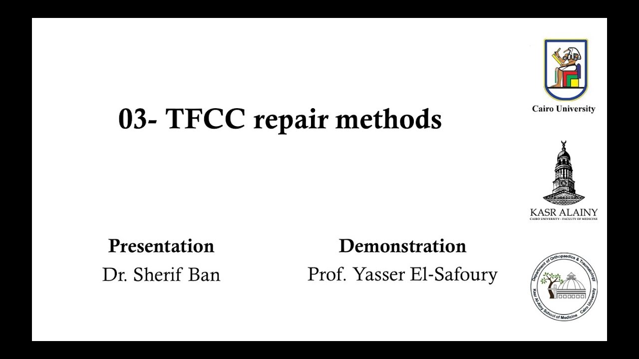 03 TFCC Repair Methods - YouTube