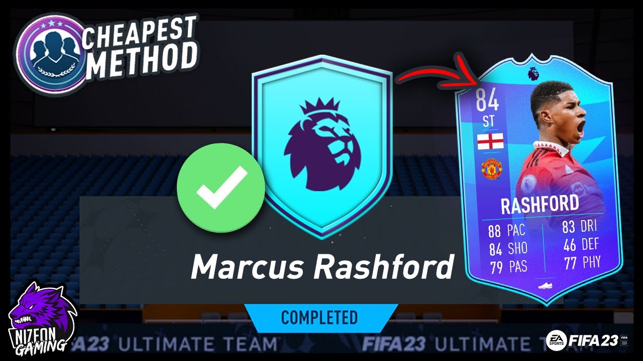 POTM Marcus Rashford SBC Cheapest Solution - FIFA 23 - YouTube