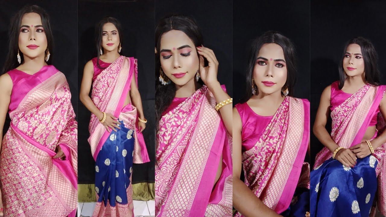 Boy to girl/Male to female full body transformation,boy step by step ...