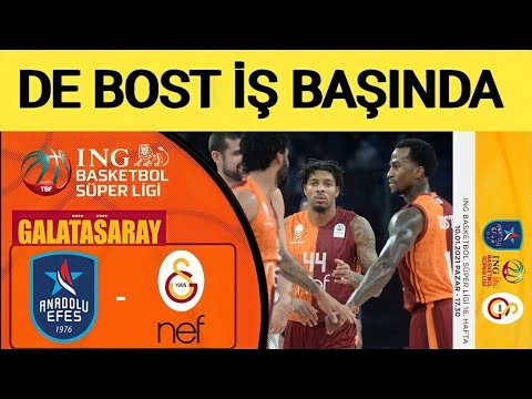 Dee Bost İş Başında 🔥🏀 | Anadolu Efes - Galatasaray Nef