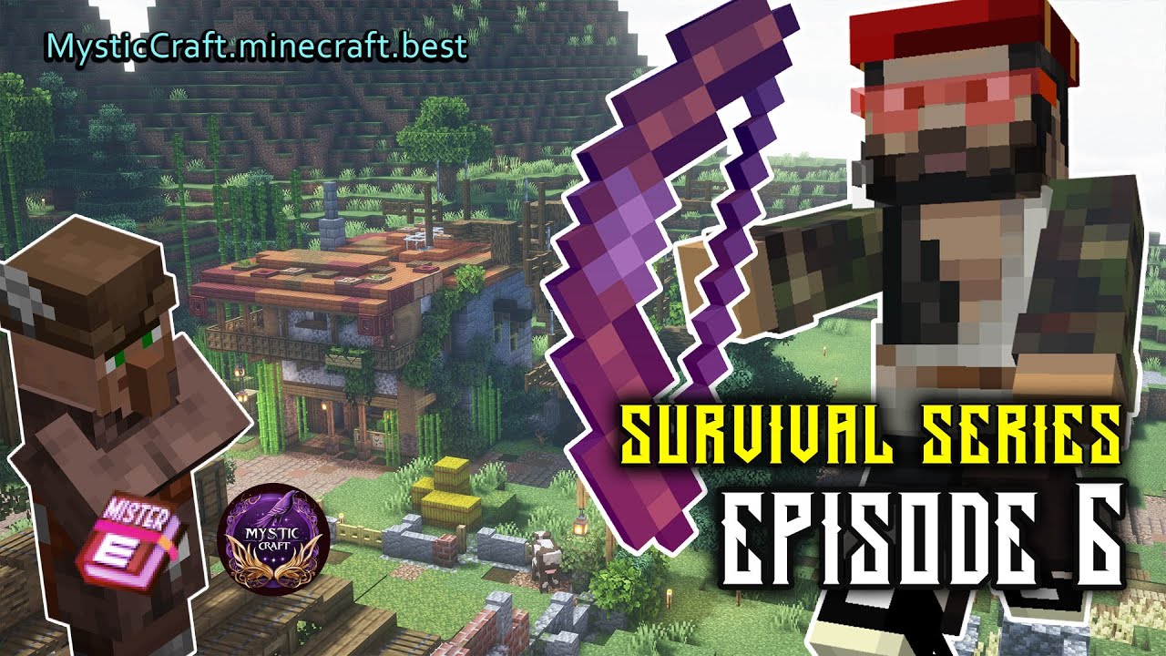 EP6 MysticCraft Survival – Bdubs Custom Tree - Sugar Cane Farm - Bow ...