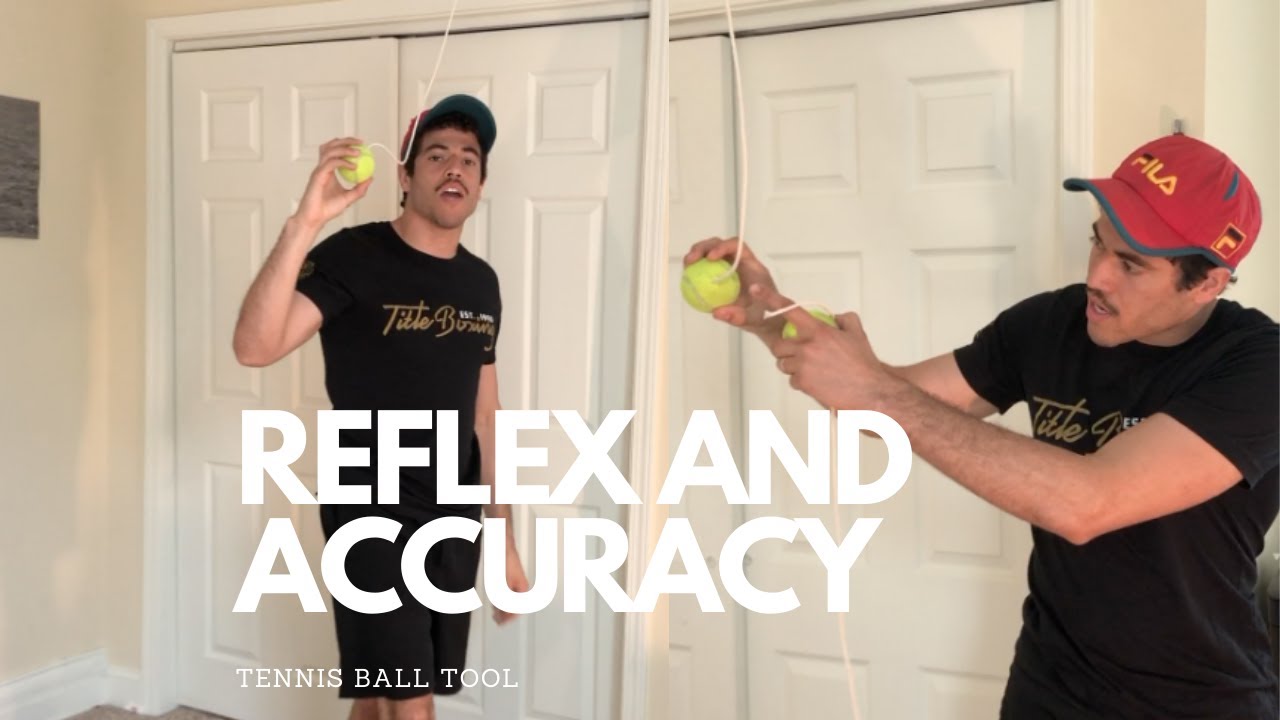 How to string up a Tennis ball as a boxing Tool! (Demo And How to Setup ...