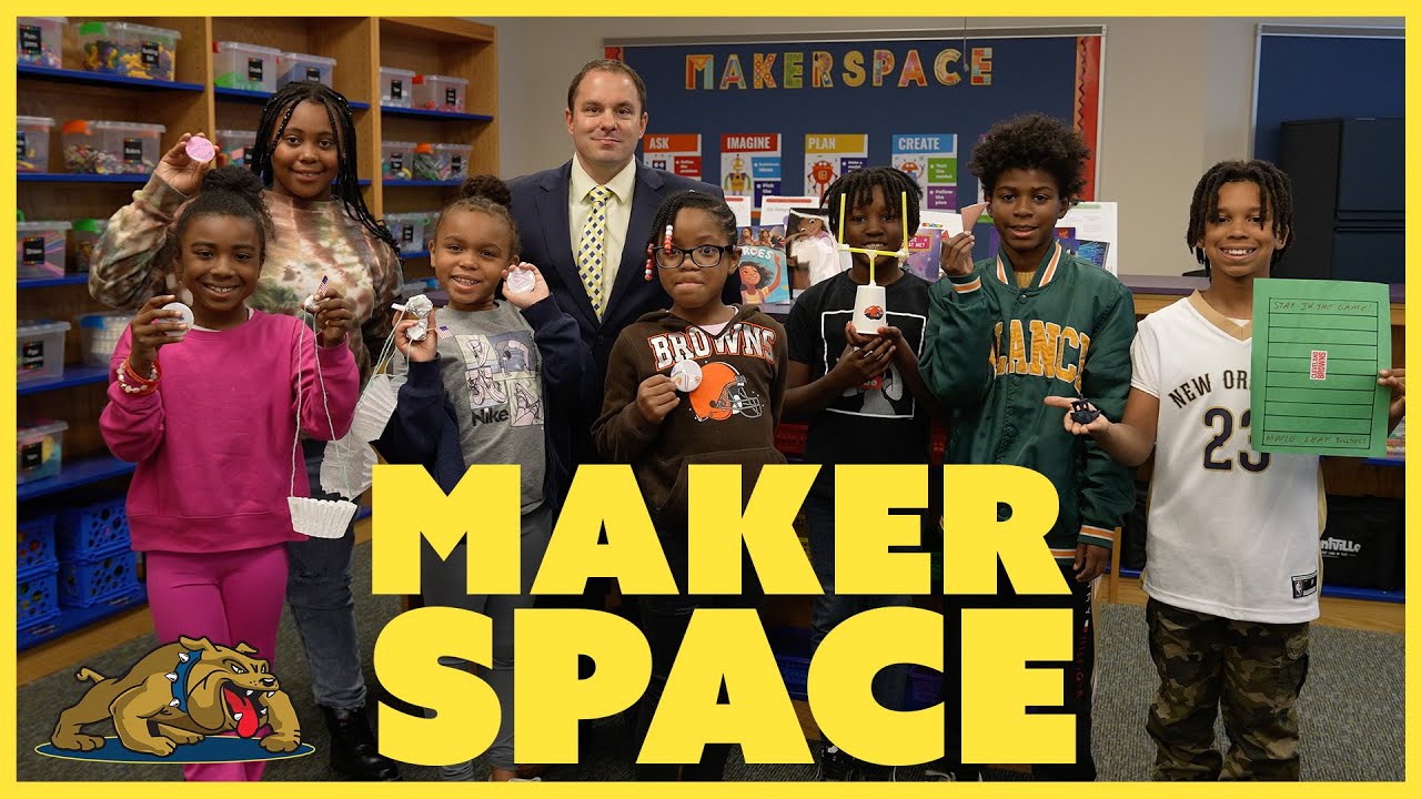 MAKERSPACE | "A place where students THRIVE" - YouTube