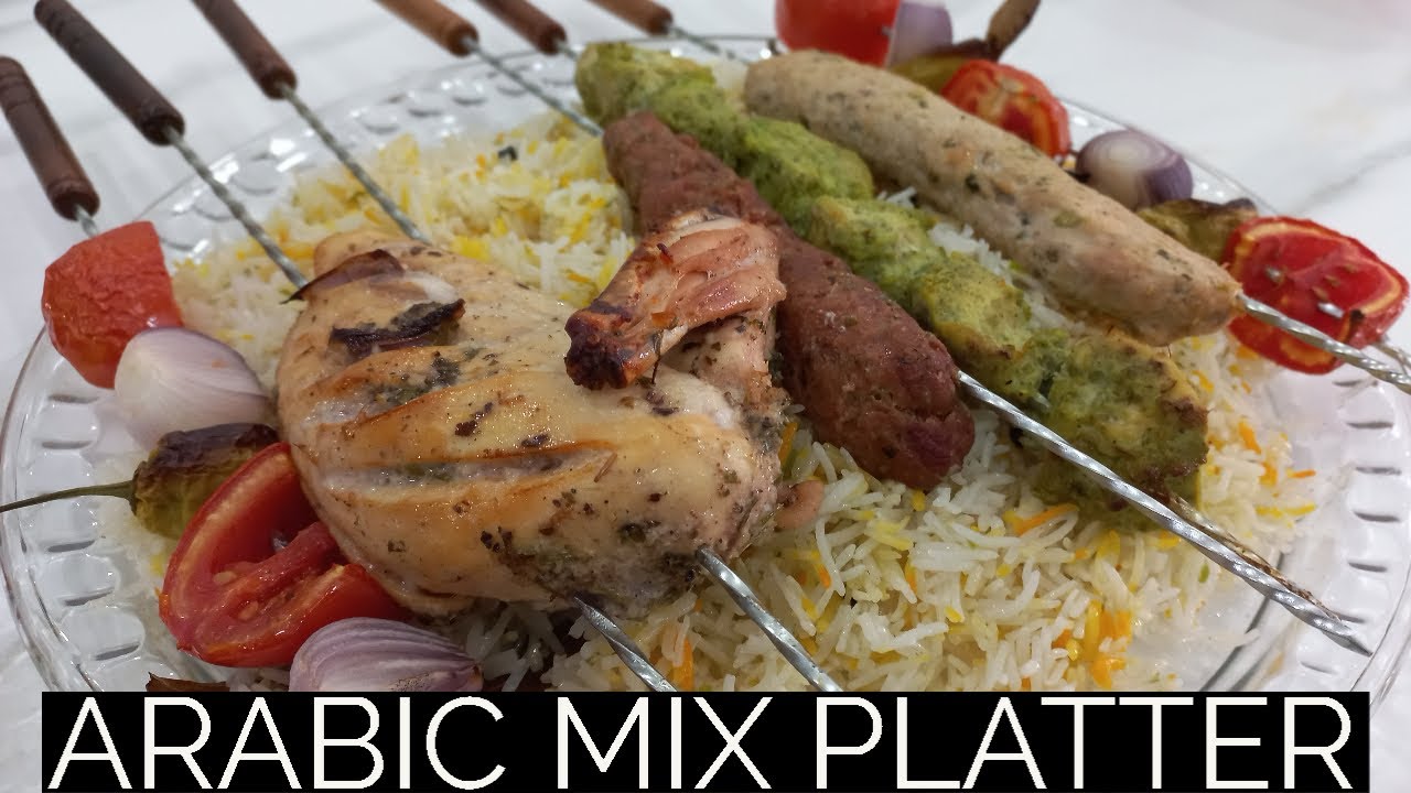 BAKRA EID SPECIAL ARABIC MIX PLATTER RECIPE BY NAEEMA'S KITCHEN - YouTube