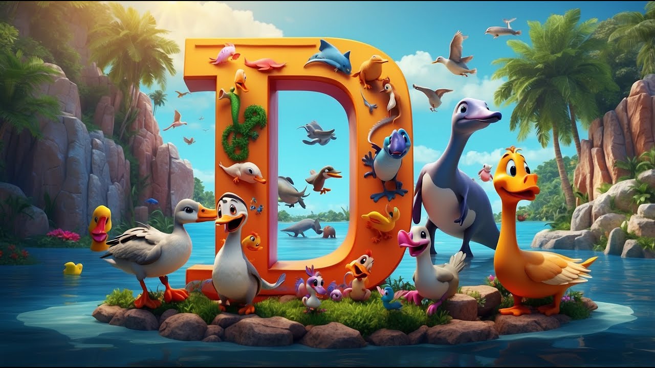 Learn the Alphabet: Letter “D” | Phonics | Song | Story | Writing ...