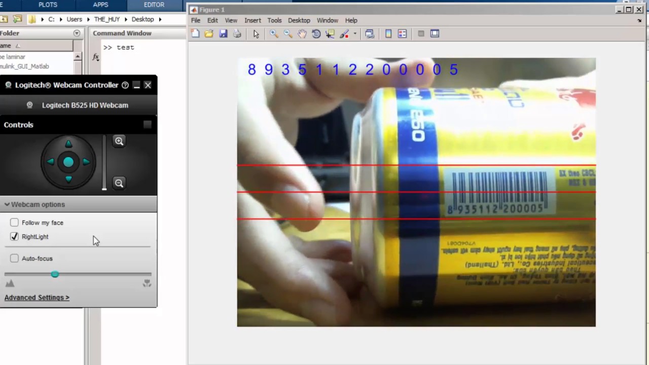 Nhận diện mã vạch - ứng dụng lập trình xử lý ảnh với Matlab - YouTube