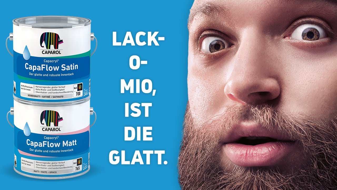 CapaFlow Satin und Matt | Lack-o-Mio, ist die glatt. - YouTube
